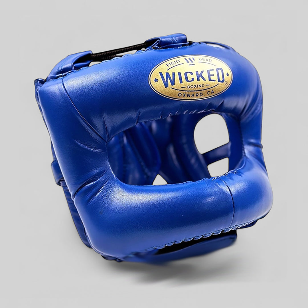 Elite Head Guard with Nose Bar | Pro Boxing Protection – Wicked Boxing